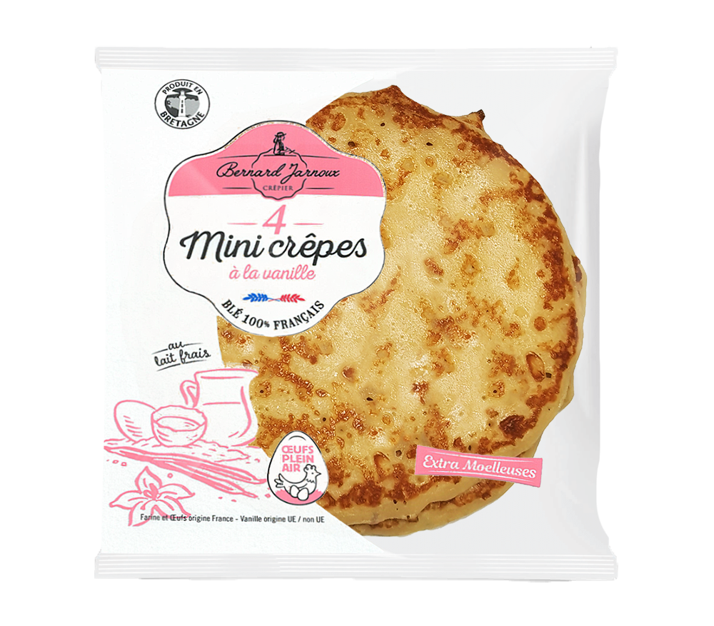 4 petites crêpes : Quatre petites moelleuses à emporter partout et à ...